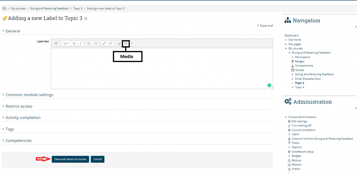 Steps to Display Videos within Moodle